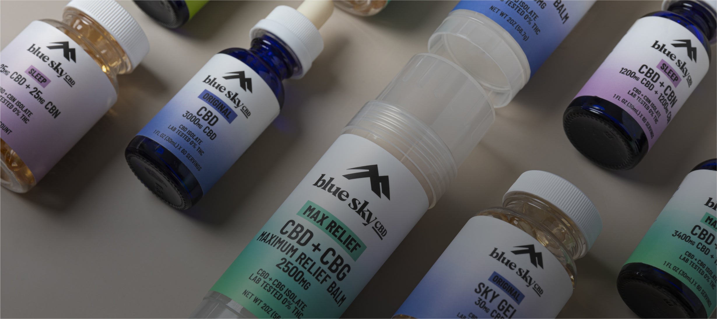 Potent CBD Balms, Oils & Gels for Pain, Sleep & Calm | Blue Sky CBD ...