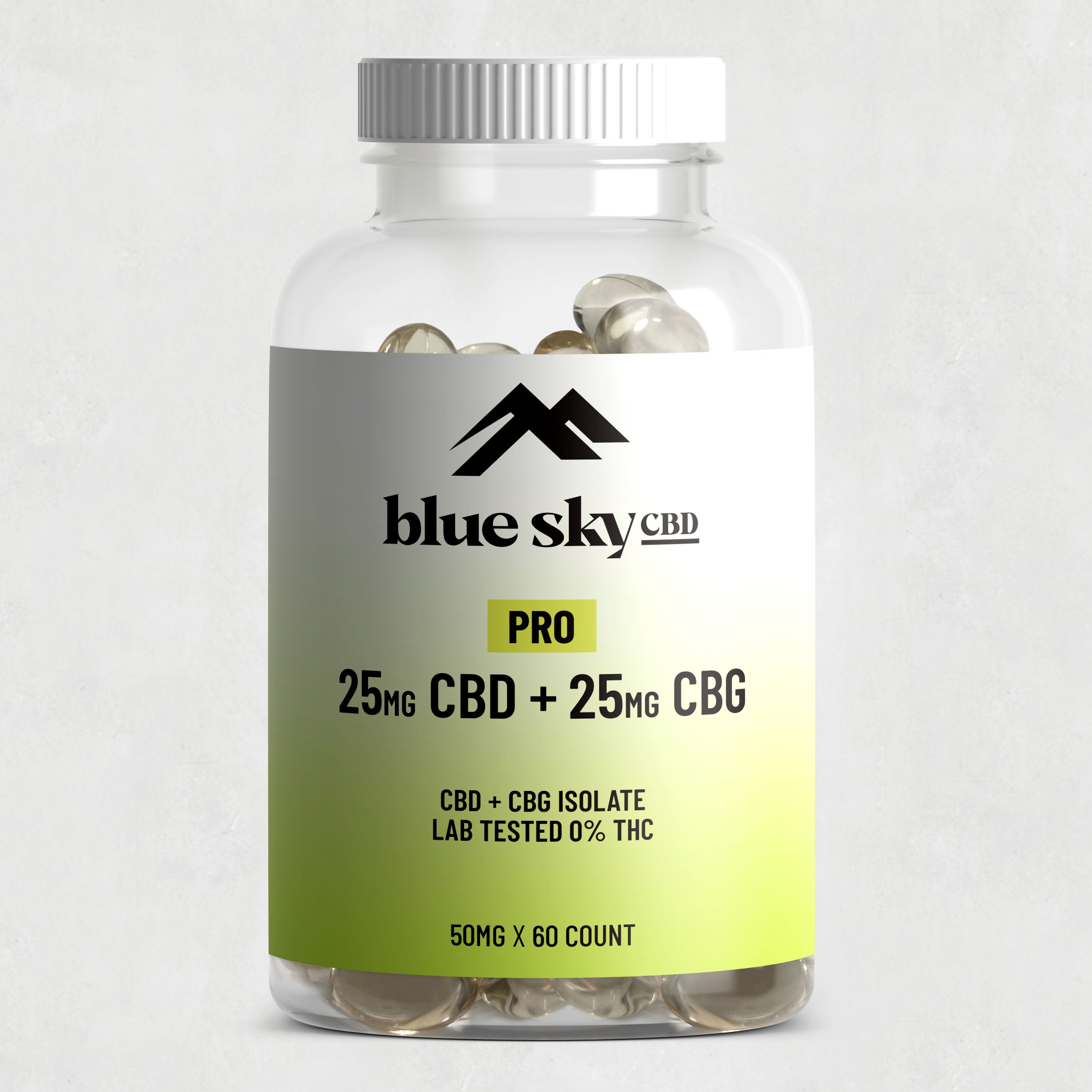 CBD + CBG Pro Gel Capsules For Recovery | Blue Sky CBD