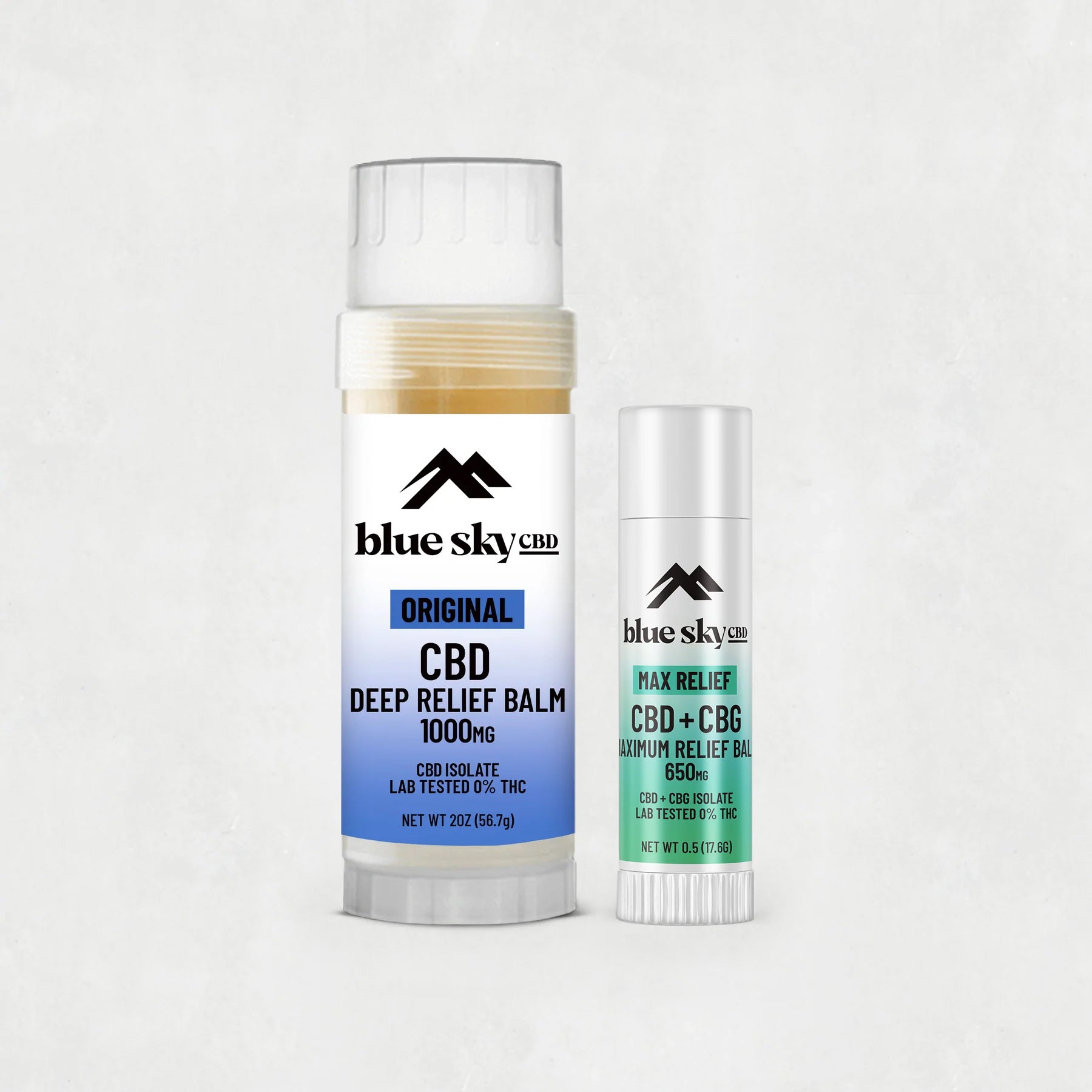Deep Relief CBD Balm + Max Relief CBD Balm Dual Pack | Blue Sky CBD